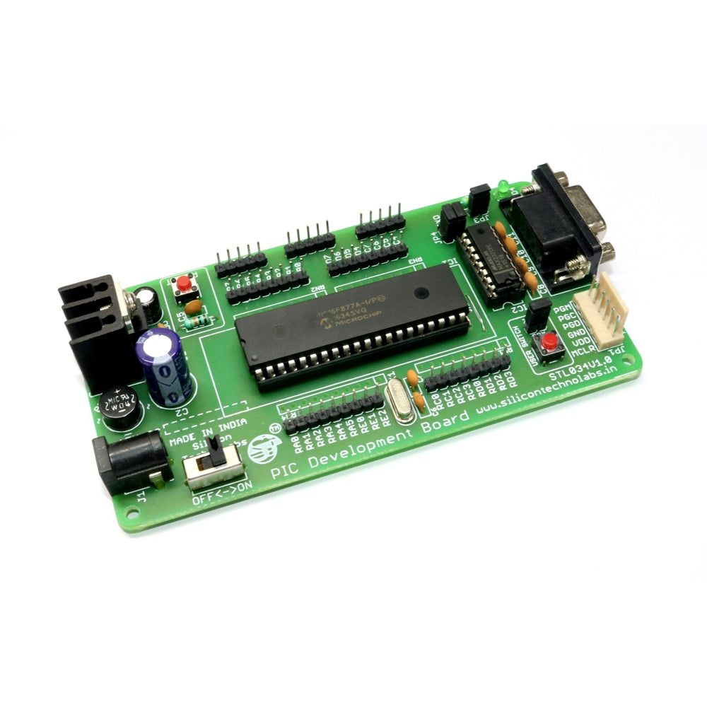 PIC Development Board | Microcontroller Board for Electronics Projects ...